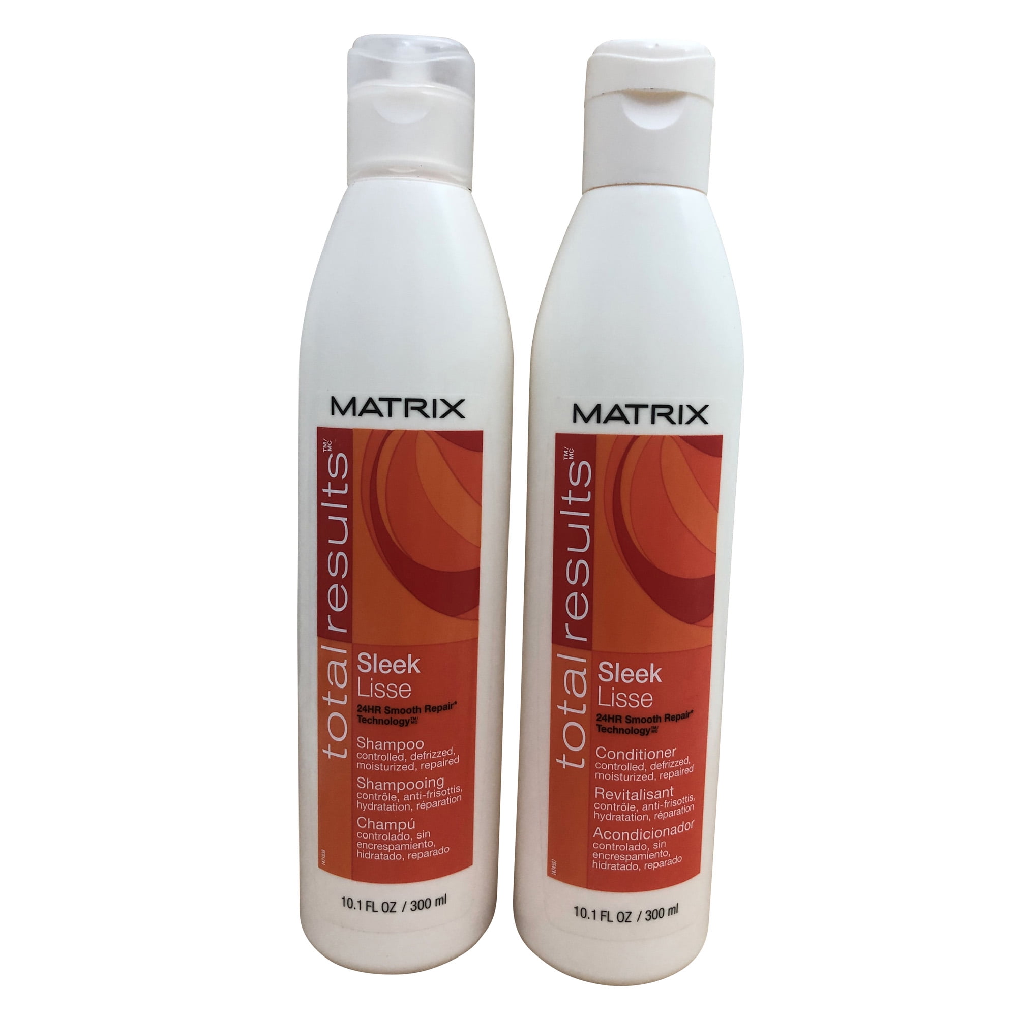 Matrix Total Results Sleek Lisse Shampoo & Conditioner Set Frizz Prone ...