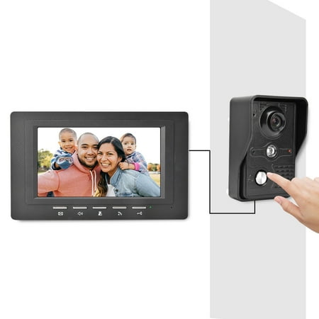 Video Door Phone System, Outside Door Monitoring Handsfree Intercom ...