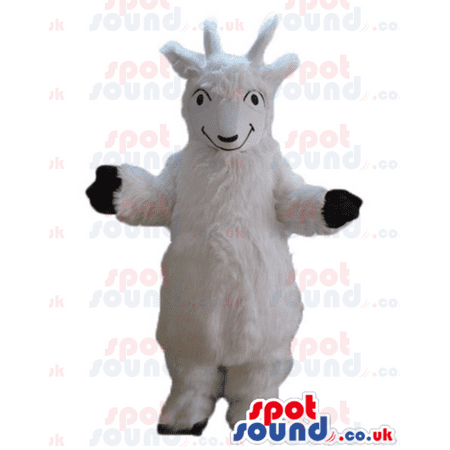 Smiling white sheep with black feet - Mascots-Mascots sheep | Walmart ...