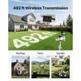 Wireless Weather Station 5-in-1, 7.5" VA Display, Solar Powered, Rain ...