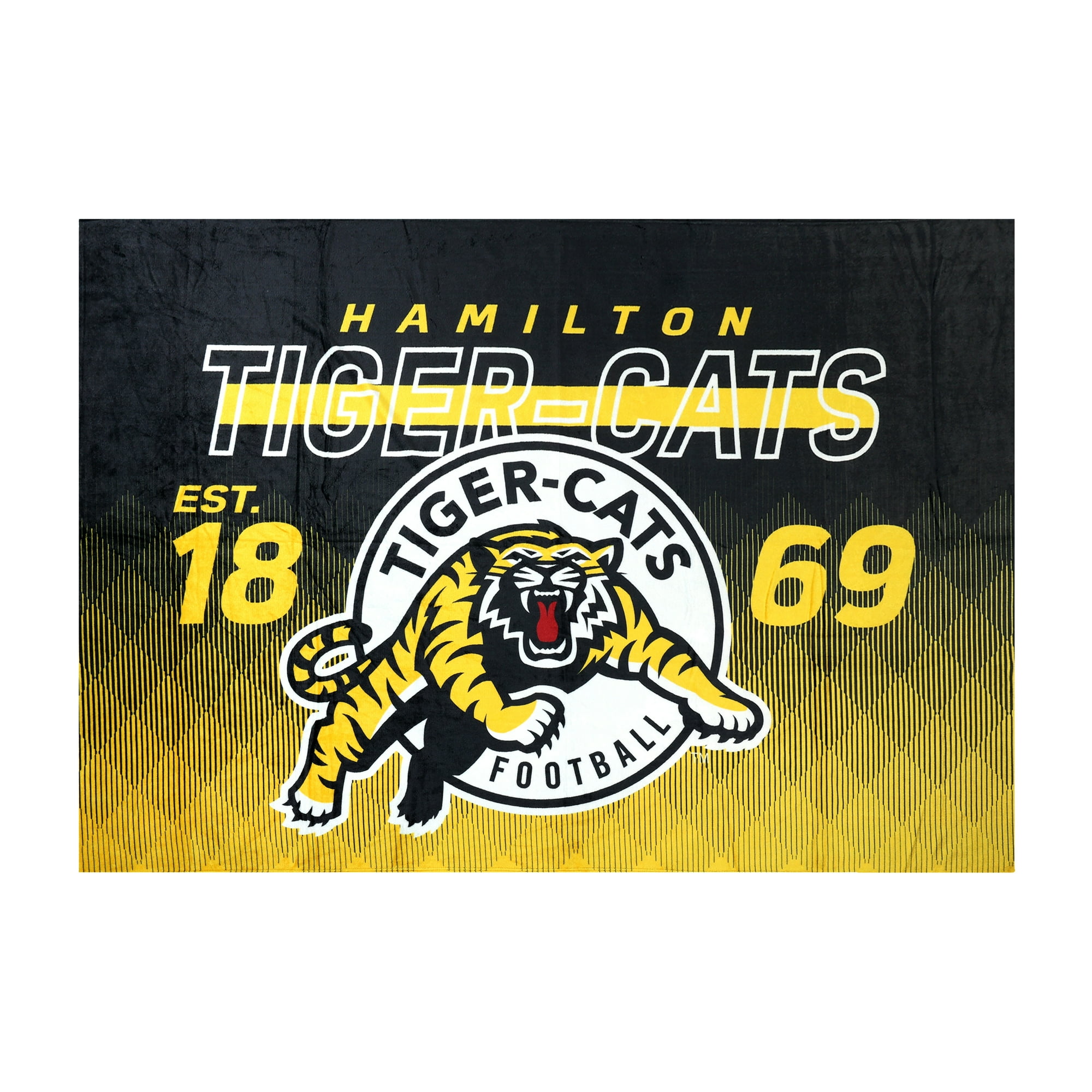Click here for Cfl Hamilton Tigercats Family Blanket  62 X 90 62... prices