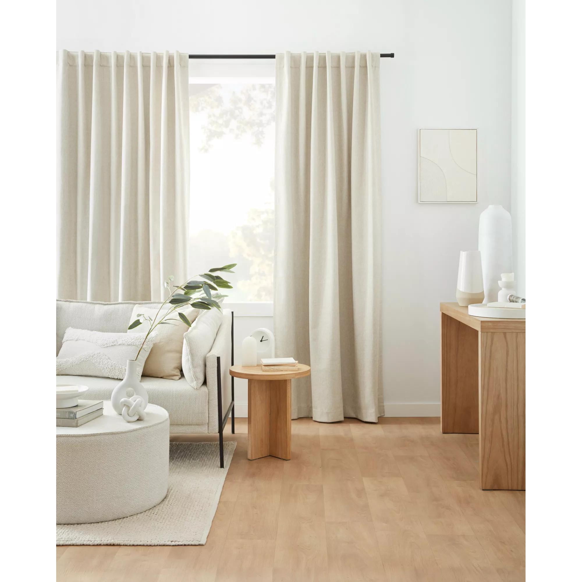 Click here for Bouclair Beige Taha Rod Pocket Back Tab Blackout C... prices