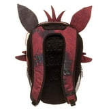 Five Nights at Freddy's 3D Foxy Big Face Backpack - Walmart.com