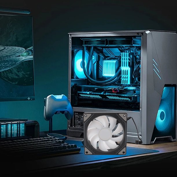 120mm ARGB Case Fan, RGB Fan 5V 3 Pin Addressable Cooler Fan, CPU ...