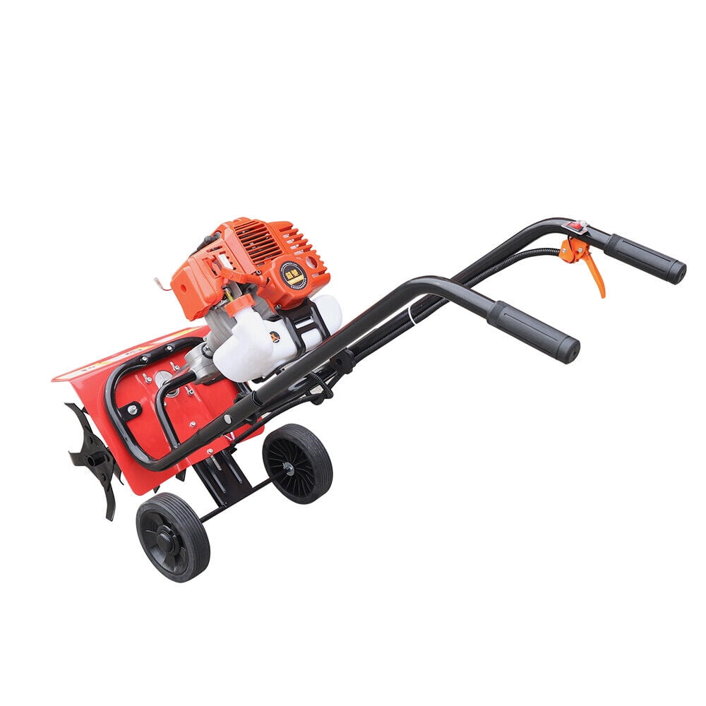 Buy 52CC 2 Stroke Gas Powered Tiller Cultivator, Air-Cooled 2-Stroke ...