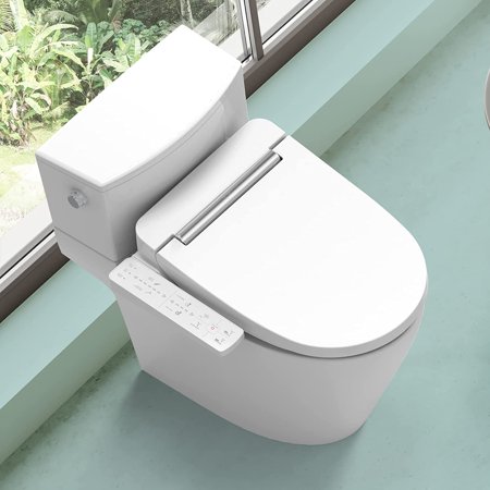 SJ LLC VB-3000SE Electronic Bidet, Elongated, Made in Korea, LED ...