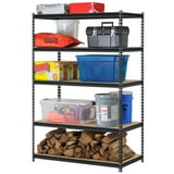 "Muscle Rack Industrial-Grade 5-Shelf Steel Shelving Unit, 48""W x 24 ...