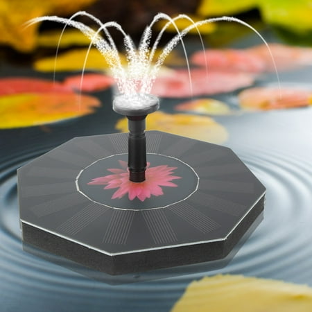 Solar Fountain Pump,Octagonal Solar-Power Floating Water Floating ...