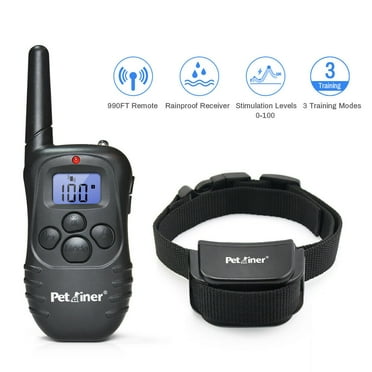 PetSpy Premium Training Shock Collar for Dogs with Vibration, Shock and ...