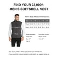 33 000ft Mens Lightweight Softshell Vest Outerwear Zip Up Fleece Lined