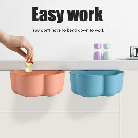 Kitchen Hanging Dustbin Collection Waste Tray Wall Mounted Plastic ...