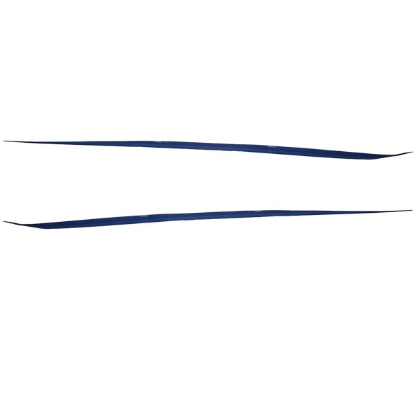 G3 Boat Graphic Decals | Blue Tapered Pinstripe Stickers (Set of 2 ...