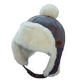 0-2 Years Fleece Unisex Toddler and Baby Trapper Hat, Cold-Weather Hat ...