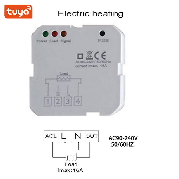 Wireless Wifi Rf Module 16a Receiver. Programmable Thermostat For ...