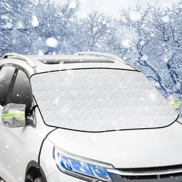 AYAMAYA Front + Rear Car Windshield Snow Covers Anti Ice Frost ...