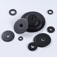 500PCS M5 Flat Washers, Black Oxide 304 Stainless Steel 18-8, 5.3mm ID ...