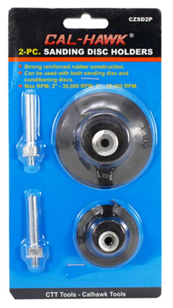 Cal Hawk Tools 2-pc. Sanding Disc Holders - Walmart.com