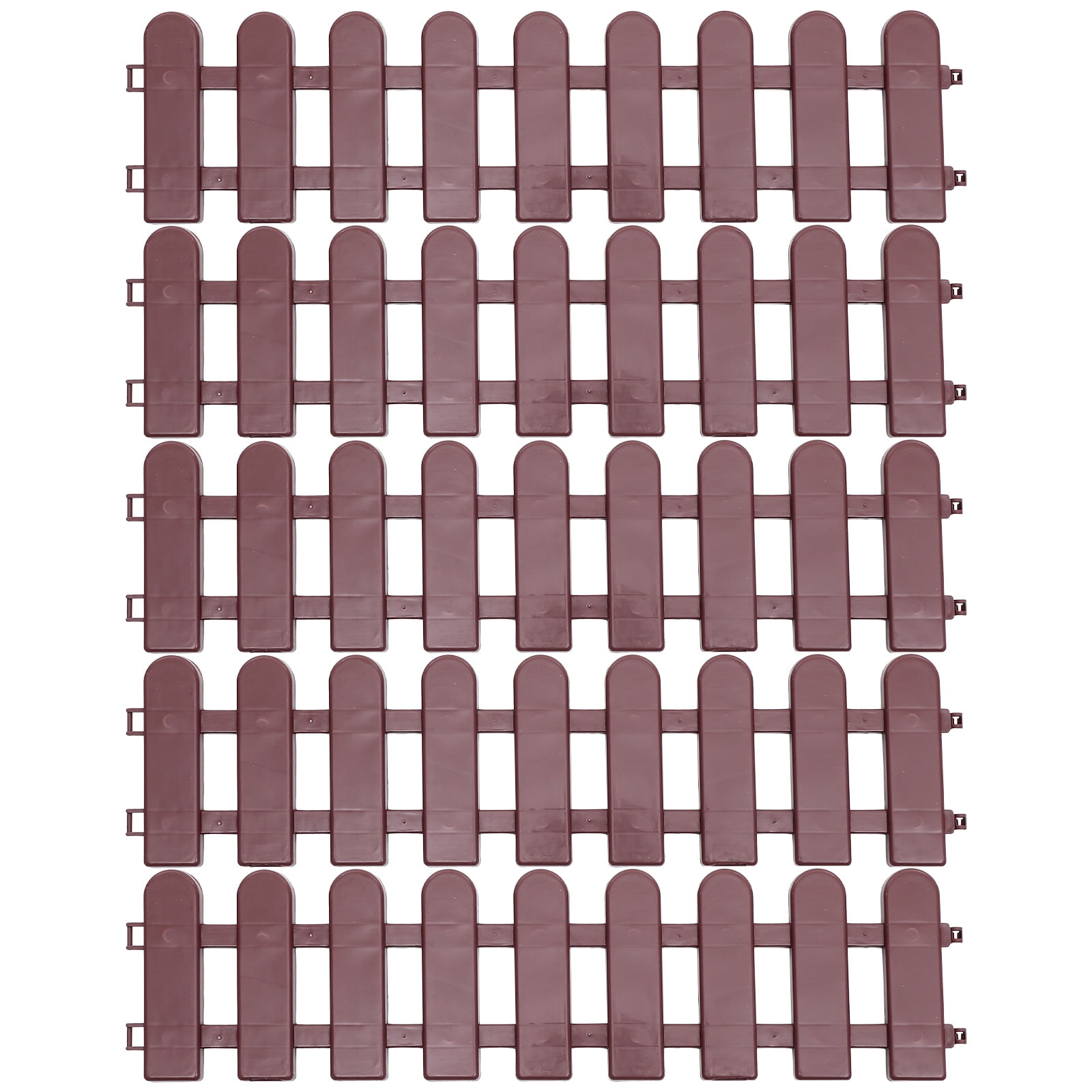 NUOLUX Fence Garden Border Edging Mini Landscape Panels Small Picket ...