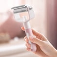 Pet Deshedding Comb，Dog Hair Brush for Smooth Coat Reducing Shedding ...