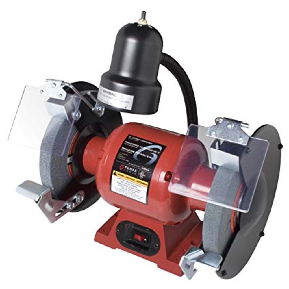 Sunex 5002A Bench Grinder with Light, 8-Inch - Walmart.com - Walmart.com