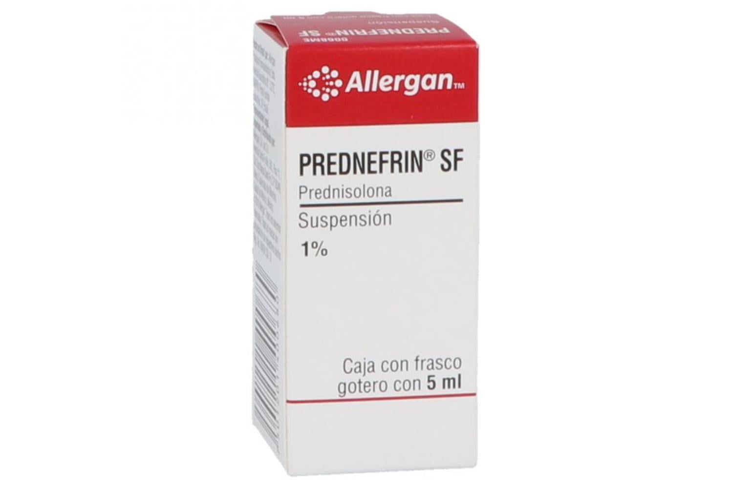 Prednefrin SF 1% suspensión oftálmica 5 ml | Walmart en línea