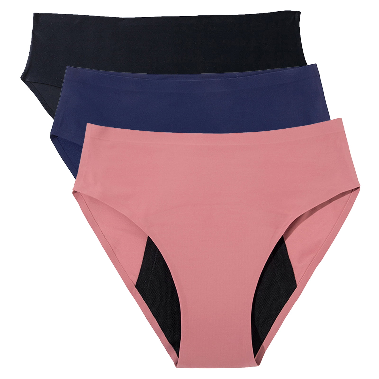 Xmarks Period Underwear for Women 4-Layer Seamless Leak-proof Menstrual ...