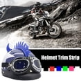 SharkTRUE Reflective Spike Helmet Sticker – Cut-to-Fit Rubber Visor ...