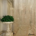 Spencer String Curtain Drops, 1x2M Polyester Fringe, Glitter Tassel for ...
