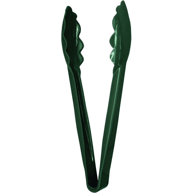 TrueCraftware - 6-Inch Scallop Grip Tong, Polycarbonate, Green Color ...