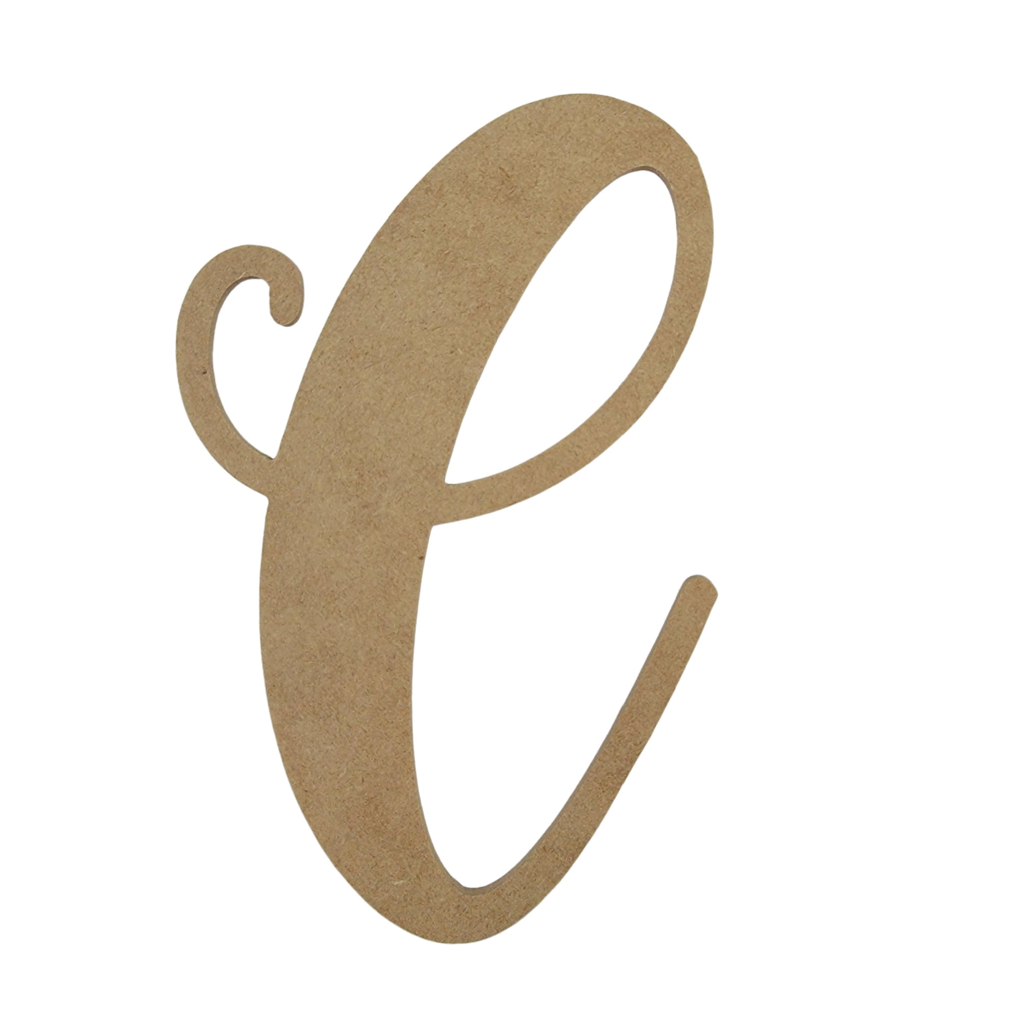 Wooden Letter Unfinished, Starfish Font, Craft Cutout - Walmart.com