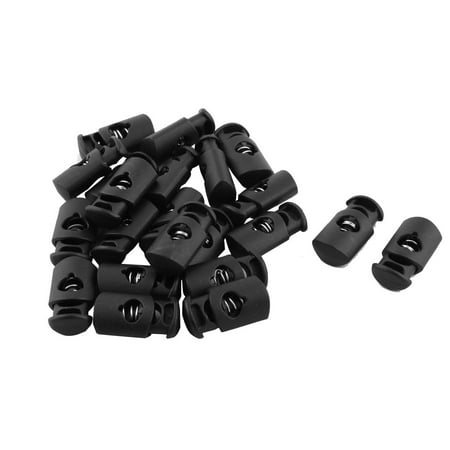 Travel Cord Locks Spring Loaded Stopper Toggle Buckle Rope Clamp 22PCS ...
