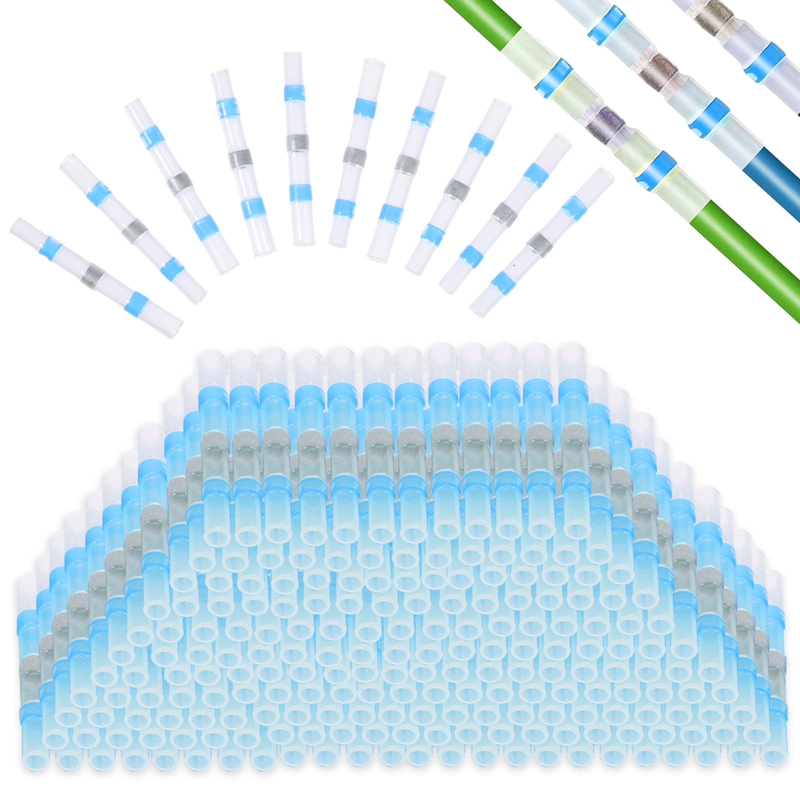 Seitruly 100 unids/set conector de sello de soldadura aislado e ...