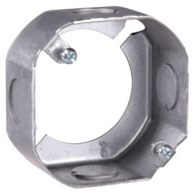 Crouse-Hinds TP258, Electrical Octagon Outlet Box Extension Ring, 3 1/4 ...