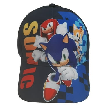 SEGA Sonic The Hedgehog Baseball Hat - Featuring Sonic, Tails, and Knuckles - Official Curved ...