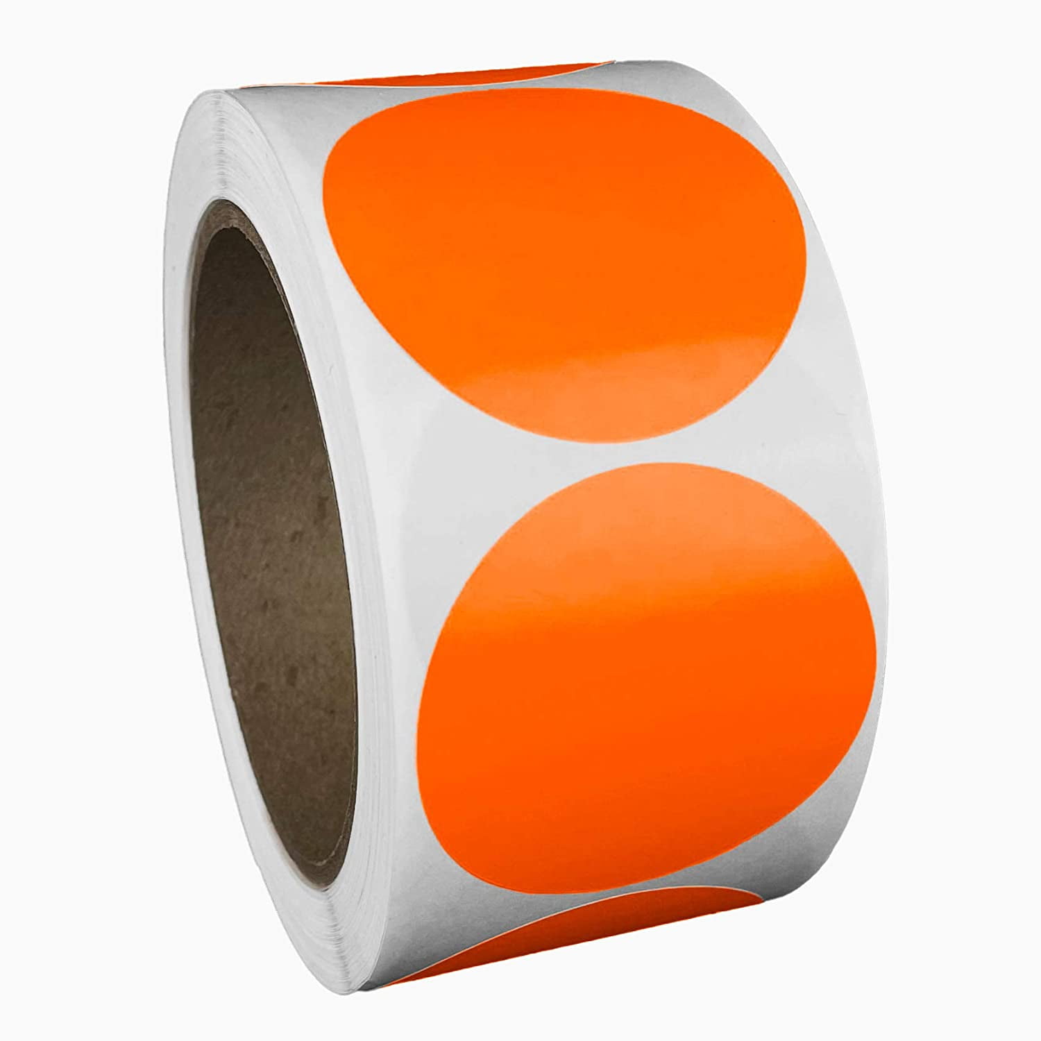 2 Inch Permanent Color-Code Circle Stickers. 500 Dots per Roll. USA ...