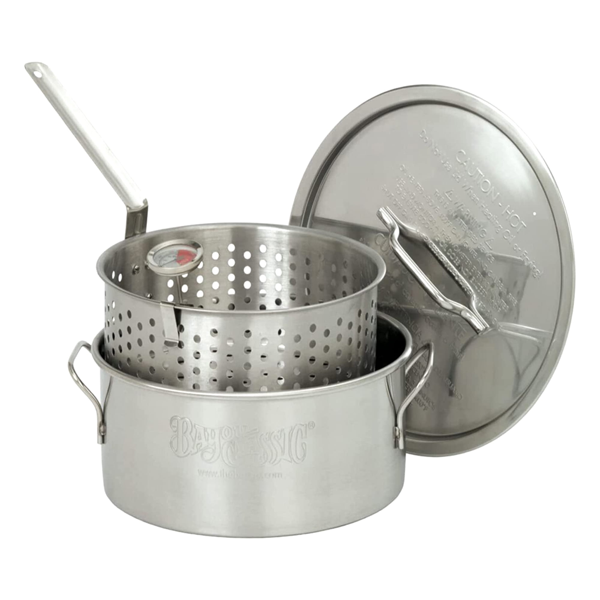 Click here for Bayou Classic 10 Qt. Stainless Steel Fry Pot With... prices