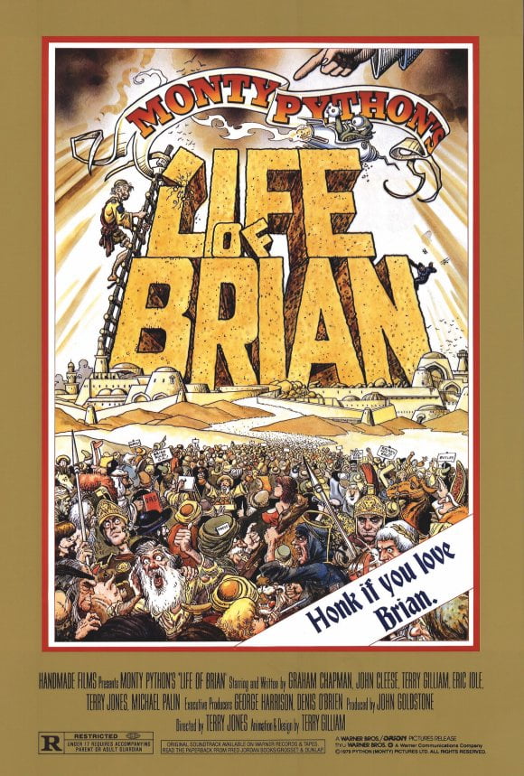 Monty Python's Life of Brian (1979) 27x40 Movie Poster - Walmart.com