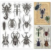 Flowers Moon Clear Stamps Black Cat Silicone Stamps Moon Background ...