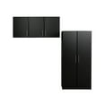 Prepac Black Elite Utility Storage Cabinet Set E - 2 Pieces - Walmart.com