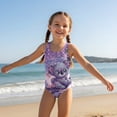 Bathing Suit For Girls Piece Back Tankini Gymnastics Leotard Racerback ...