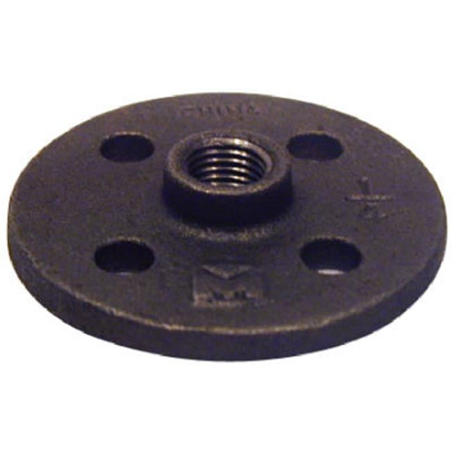 Pannext Fittings B-FLF02 0.25 in. Black Pipe Floor Flange - Walmart.com