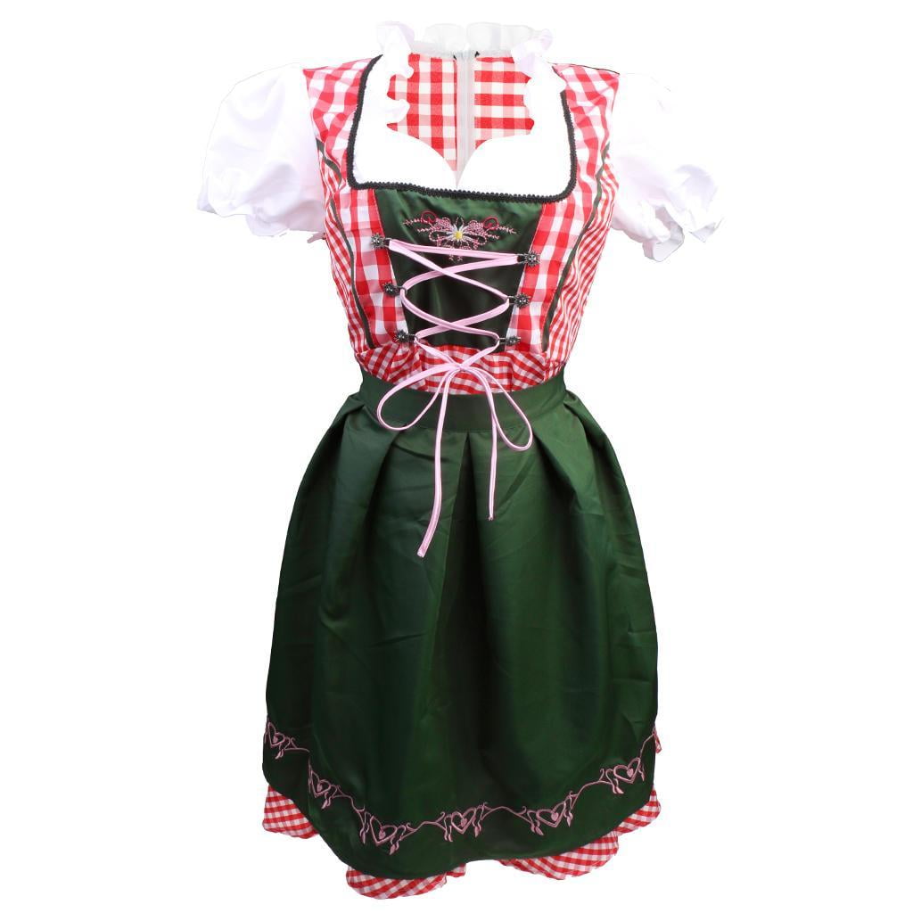 Dirndl Fraulein para mujer Disfraz bávaro de XXL jinwen Cerveza de la ...