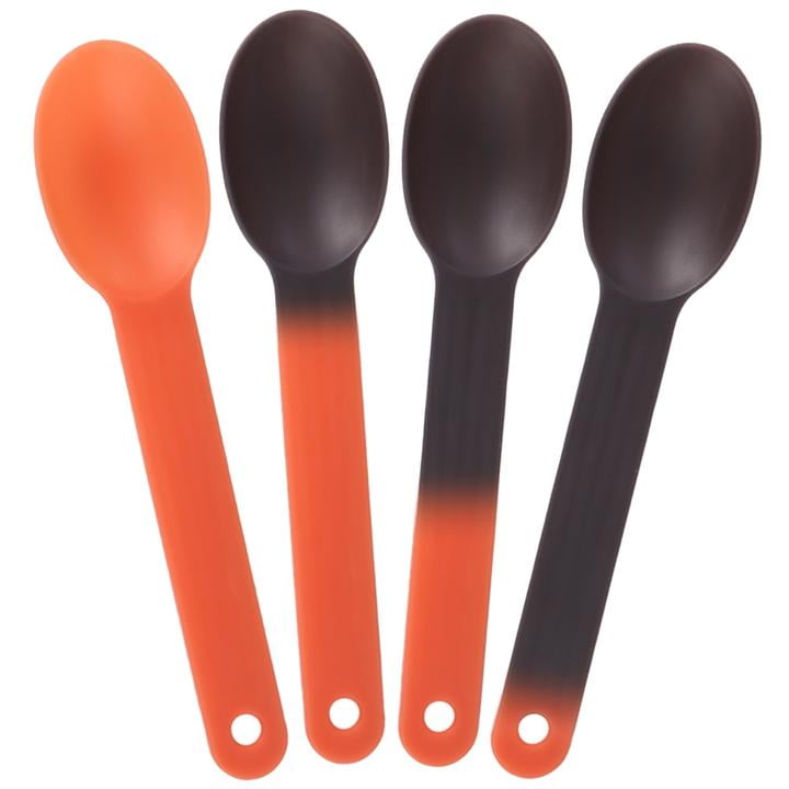 [1,000 Count] XL Color Changing Spoons, Orange to Black - Dishwasher ...