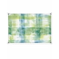Blue Green Gradient Sun Shade Sail 14'X18' Geometric Grids UV Block ...