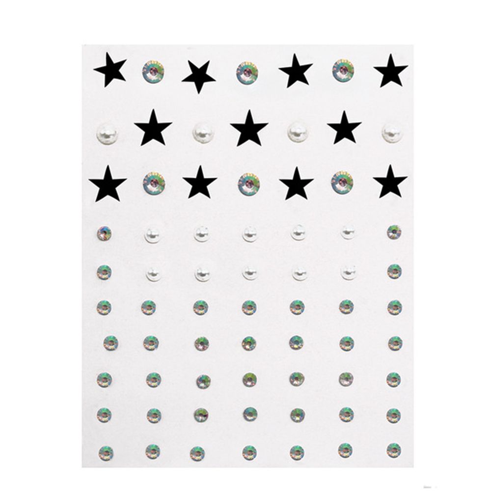 New Jewelry Face Sticker Eyeshadow Temporary Tattoo Stickers Makeup ...