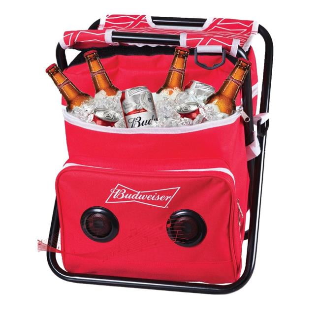 Budweiser 49572 Budweiser Folding Chair Cooler Speaker Combo | Walmart ...