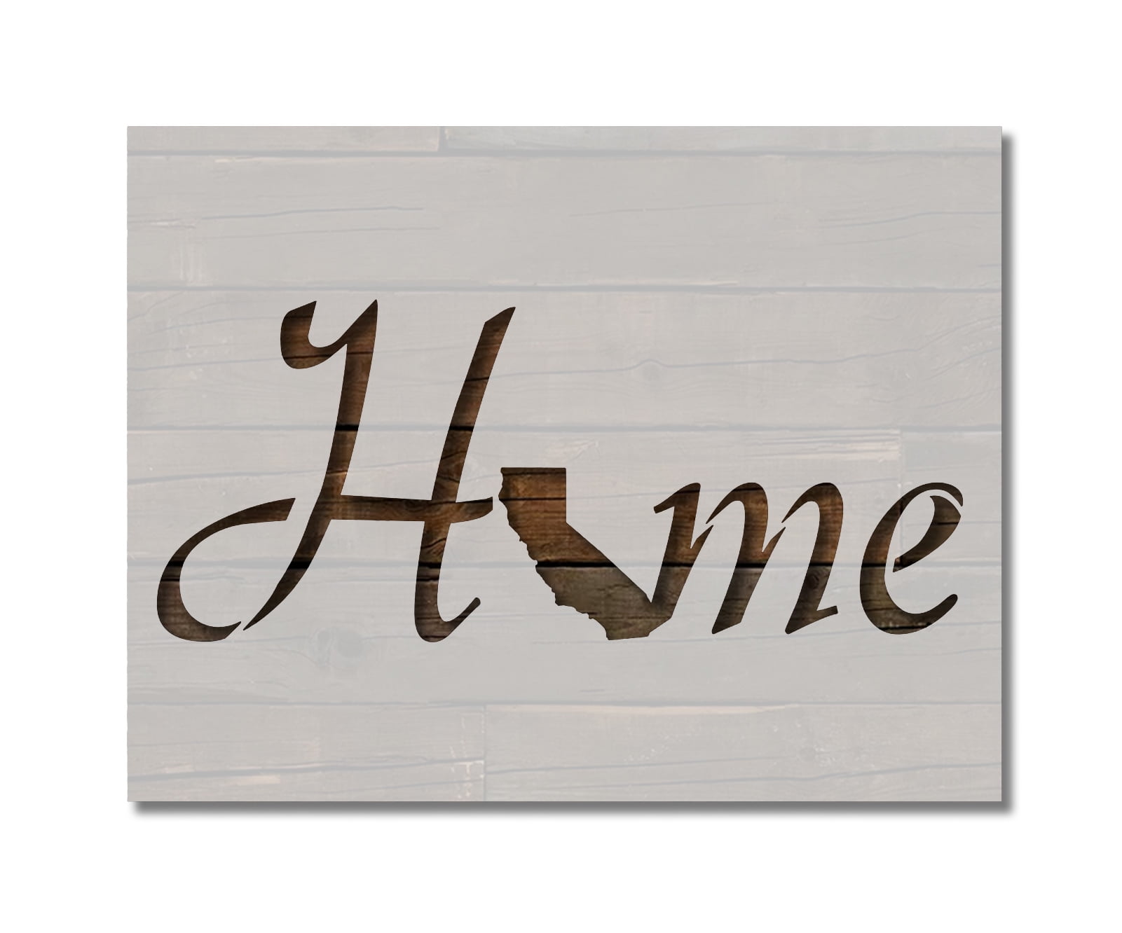 California State Stencil Home Love Template Reusable 8.5 x 11 for ...