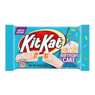 Kit Kat Birthday Cake Flavored Wafer Candy, Bar 1.5 oz - Walmart.com
