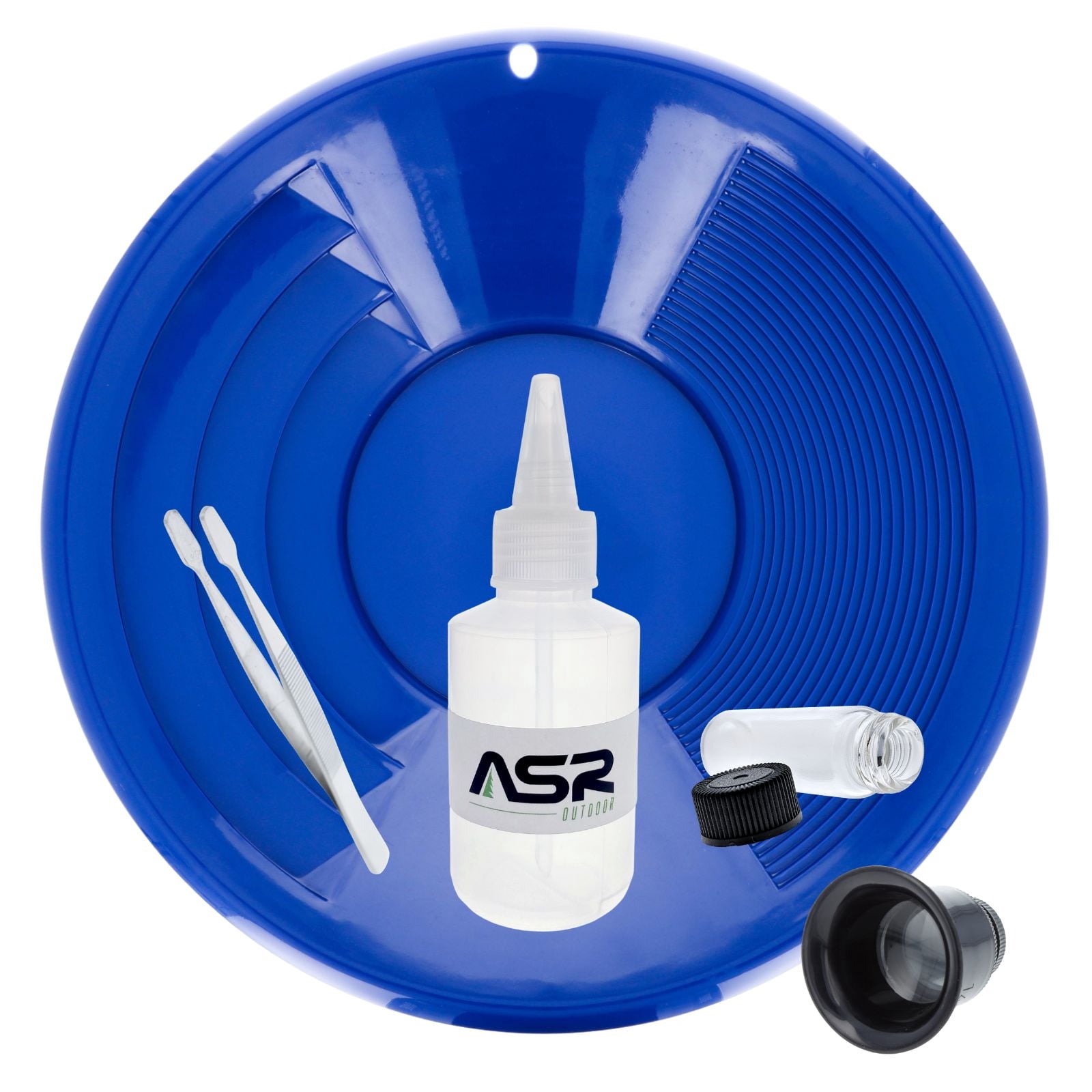 ASR Outdoor Gold Pan Gold Prospecting Beginners Kit, Vial, Snifter ...