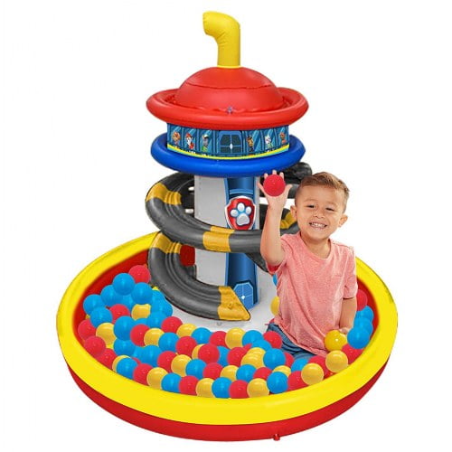 Paw Patrol Lookout Tower Ballpit Playland Includes 50 Soft Flex Balls
